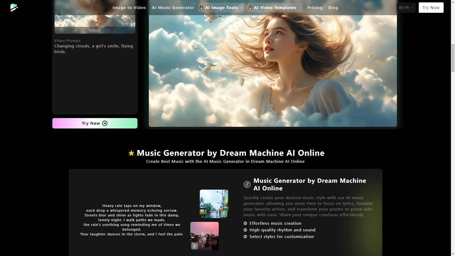 Dream Machine AI Free Online - Image to Video AI by Luma AI