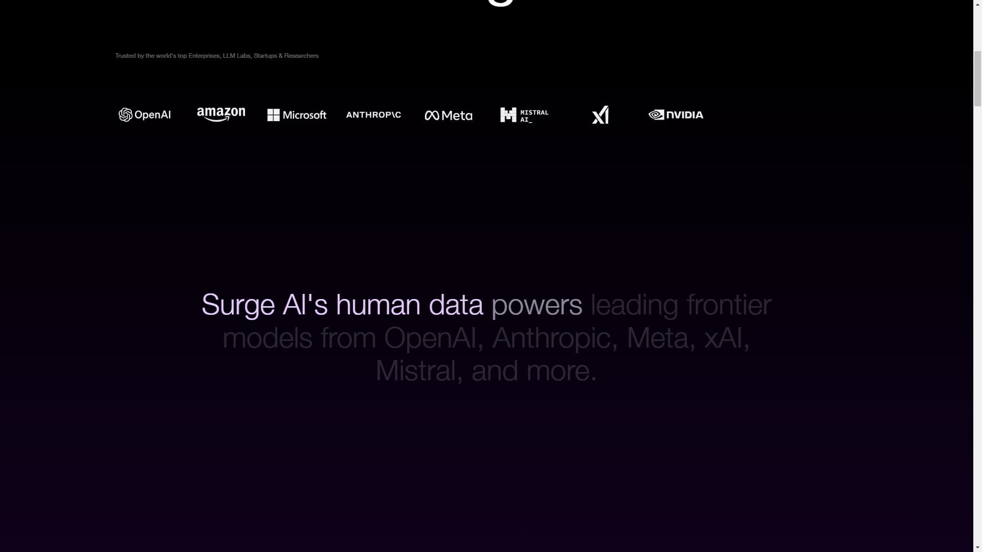 Surge AI | World's Most Powerful GenAI Data