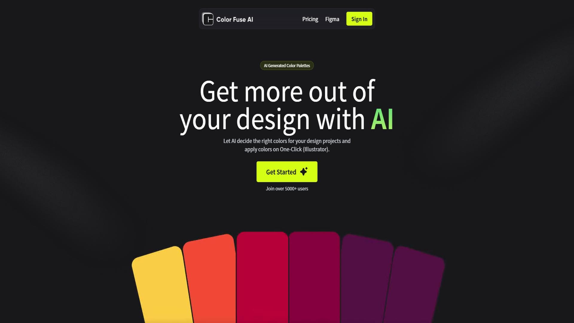 AI Chat Color Palette Generator